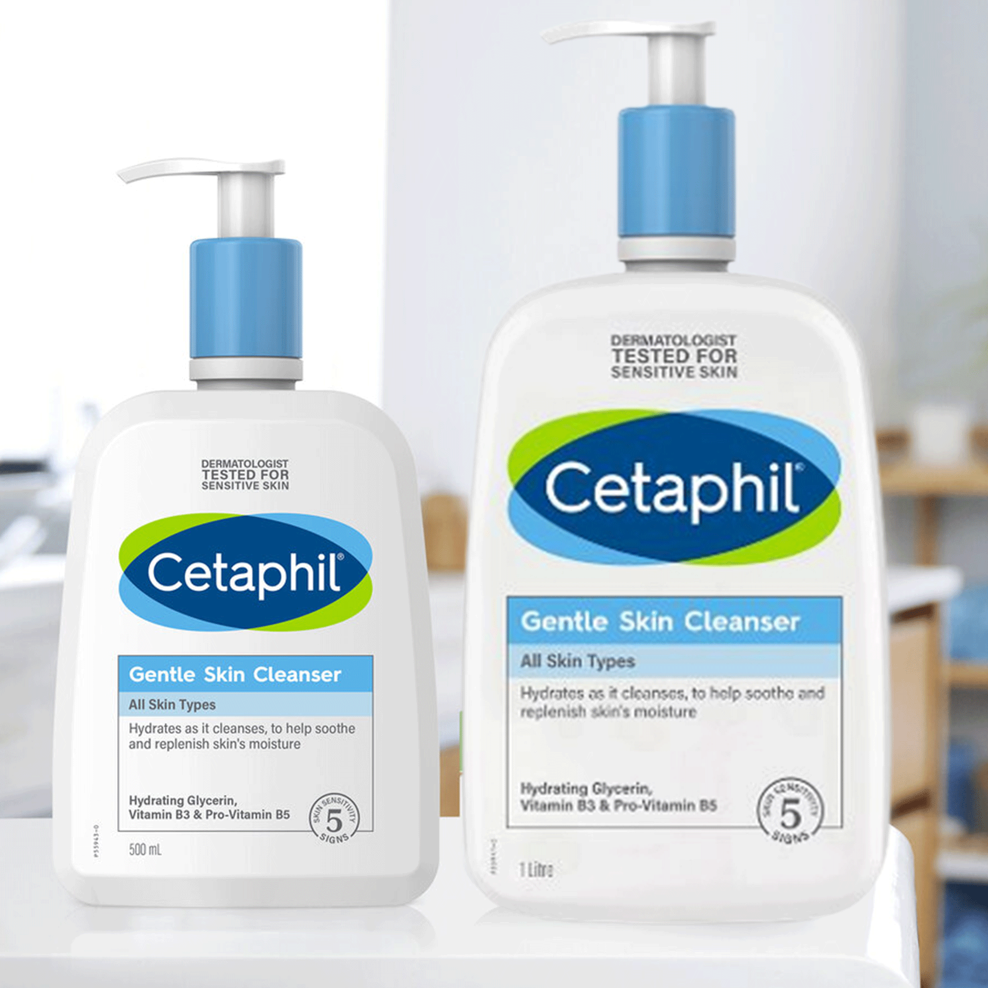 Cetaphil Gentle Skin Cleanser for All Skin Type - (125Ml - 1L ...